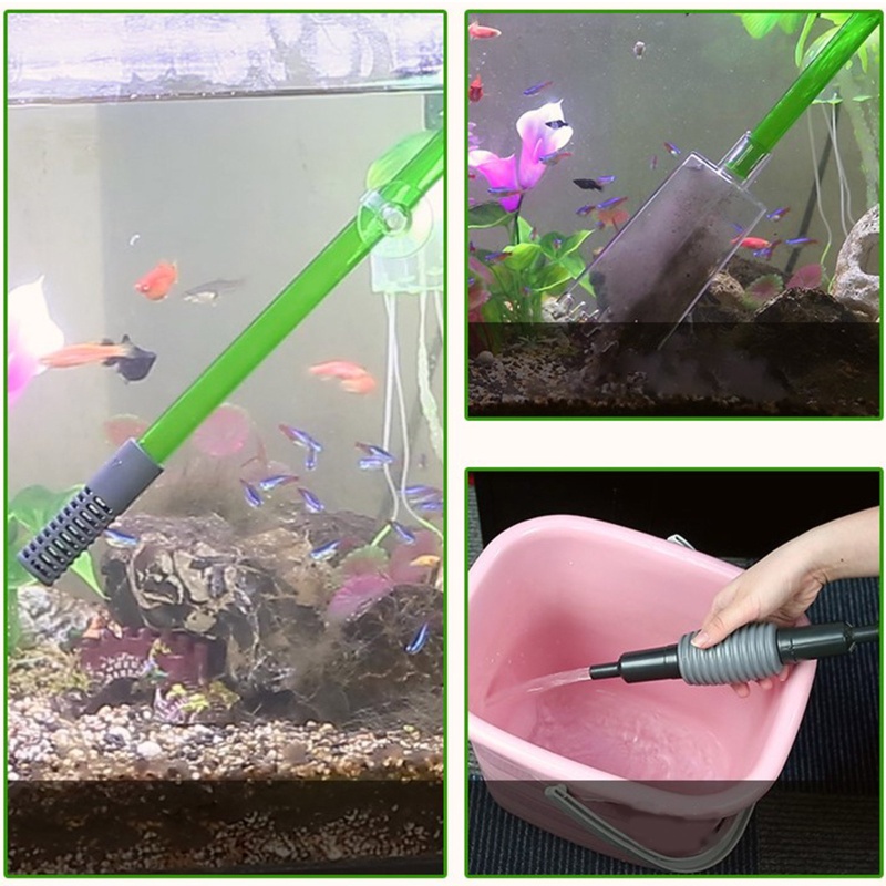 Jual Pompa Sifon Tangan TAK Set Drain and Change Water Aquarium Cleaning Kit | Shopee Indonesia