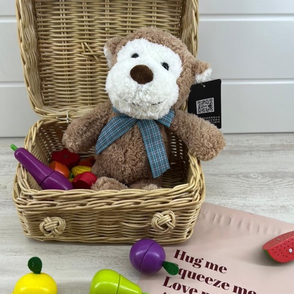 Jual Boneka Monkey Momo Monyet ( Premium dan IMPORT) ukuran 35 cm ...