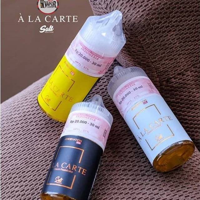 Jual Ala carte saltnic 30ml 25mg liquid salt nic | Shopee Indonesia