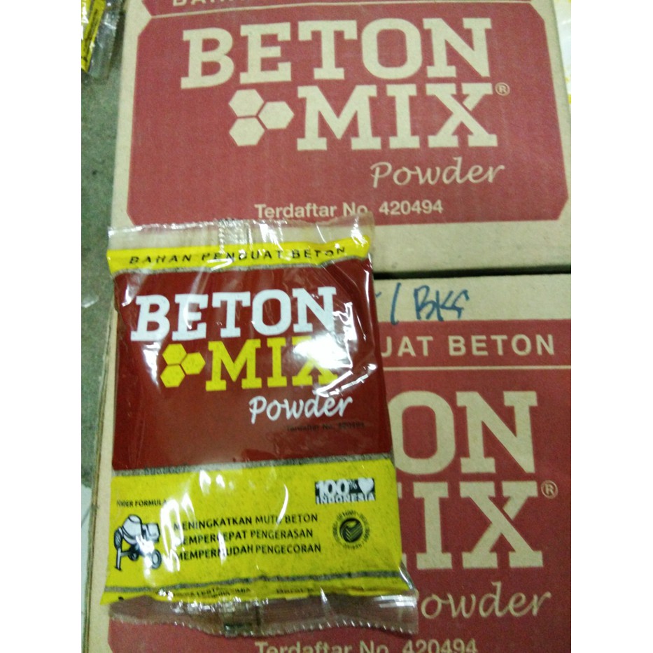 Jual BETON MIX POWDER SACHET 150 GRAM / BETONMIX | Shopee Indonesia