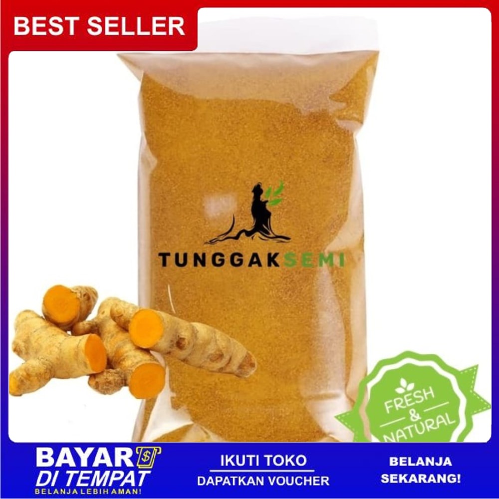 Jual Ts Murah [ 500 gram ] kunyit bubuk / kunir bubuk murni | Shopee ...