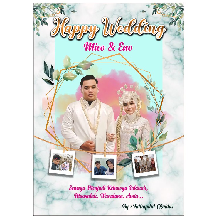 Jual Fotoframe Desain Foto Pernikahan | Wedding Gift Bingkai Kaca ...