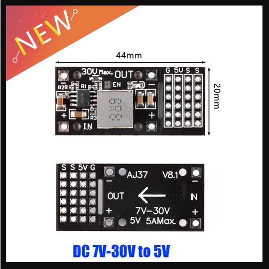 Jual SY8205 MP2482 5V 5A Step Down Buck Converter UBEC FIXED OUT 6 ...