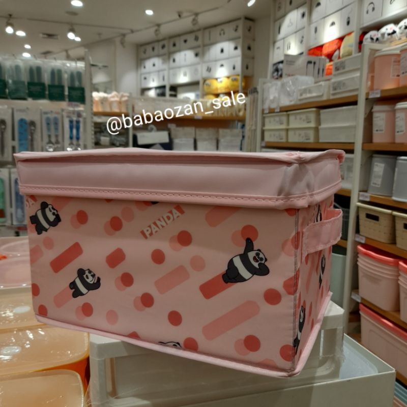 Jual MINISO Storage box / kain webarebears | Shopee Indonesia