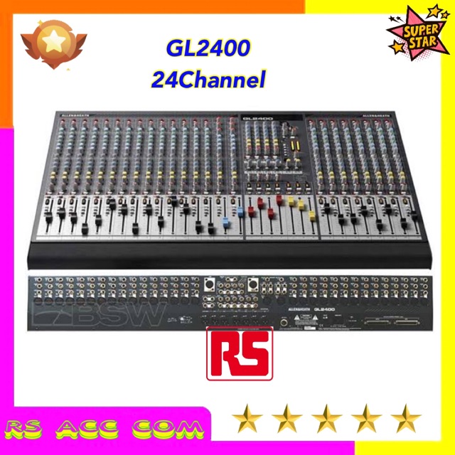 Jual MIXER ALLEN&HEATH GL2400 GL 2400 24CH 24 CHANNEL 24CHANNEL GRADE A ...