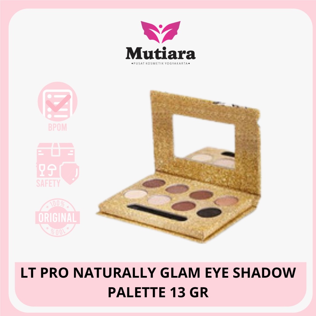 Jual LT PRO NATURALLY GLAM EYESHADOW PALETTE 13 GR | Shopee Indonesia