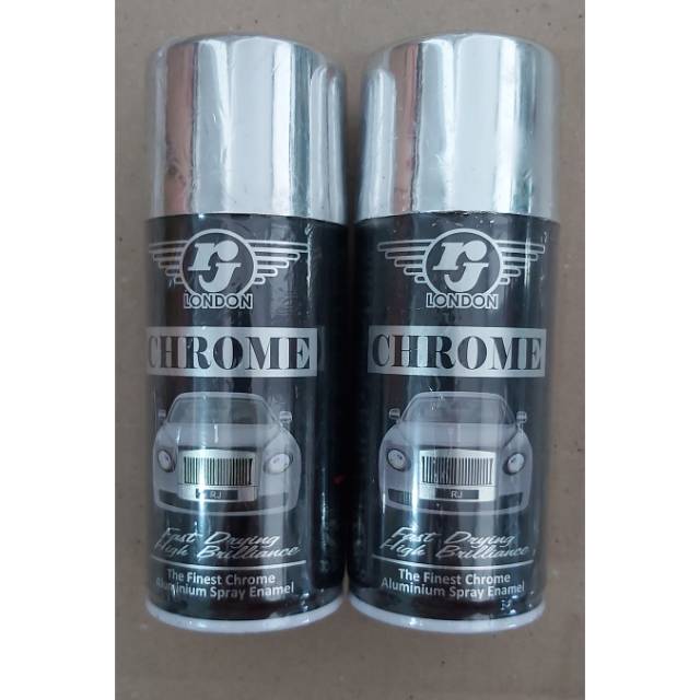 Jual CAT SEMPROT RJ LONDON WARNA CHROME / KROM 150 CC (KECIL) | Shopee ...