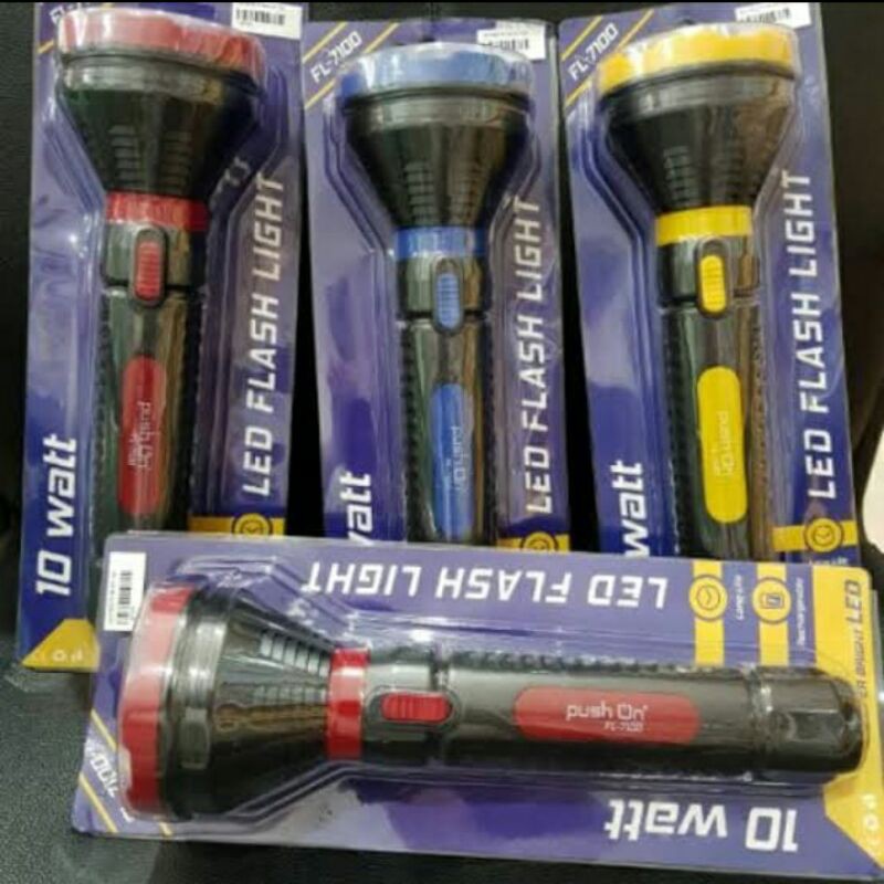 Jual PUSH ON SENTER PANJANG FL 7100 SENTER LED 1 10 WATT SUPER TERBARU ...