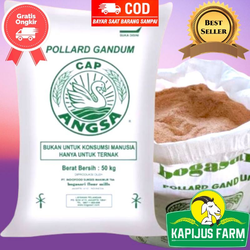 Jual Pollard Gandum Cap Angsa Bogasari / Polar Angsa 1kg | Shopee Indonesia