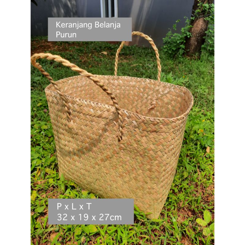 Jual Tas Purun / Tas Anyaman Purun / Kerajinan Tas Purun Hampers E26 ...