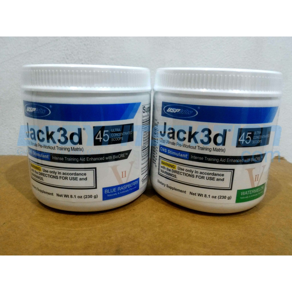 Jual USPlabs Jack3d 45 Servings / 3d jack lab labs out pre preworkout ...