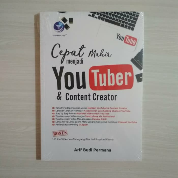 Jual Buku YouTube : Cepat mahir menjadi youtuber dan content creator ...