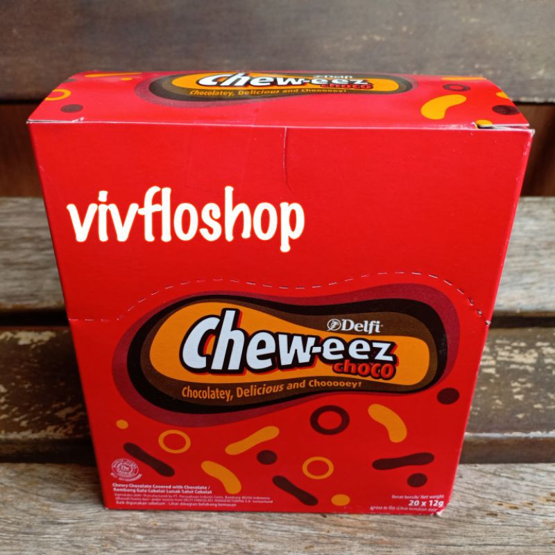 Jual Delfi Chew-eez Choco / Coklat Cheweez Delfi (Kemasan Box isi 20 ...
