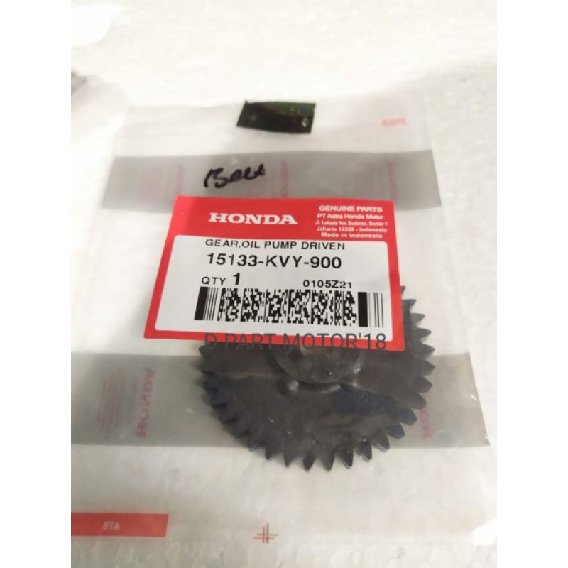 Jual GEAR OIL PUMP DRIVEN /GIGI POMPA OLI BEAT ORIGINAL | Shopee Indonesia
