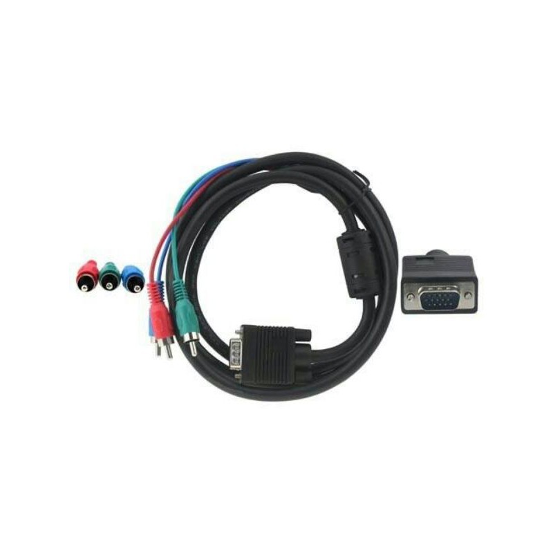 Jual kabel VGA male to RGB male 1.8m | Shopee Indonesia