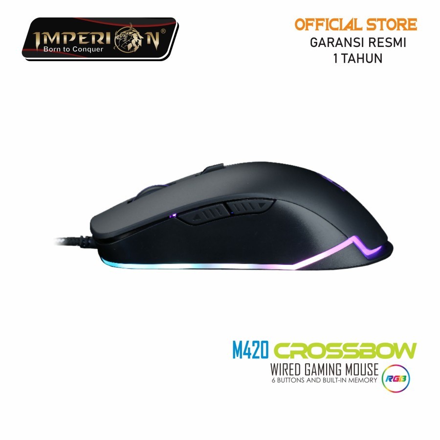 Jual Imperion Crossbow M420 Gaming Mouse | Shopee Indonesia