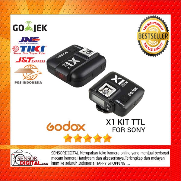 Jual GODOX X1 Kit Sony (Transmitter + Receiver) Trigger TTL X1T Kit ...