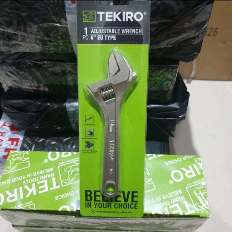 Jual KUNCI INGGRIS TEKIRO 6 INCHI ADJUSTABLE WRENCH TEKIRO 6 INCHI ...