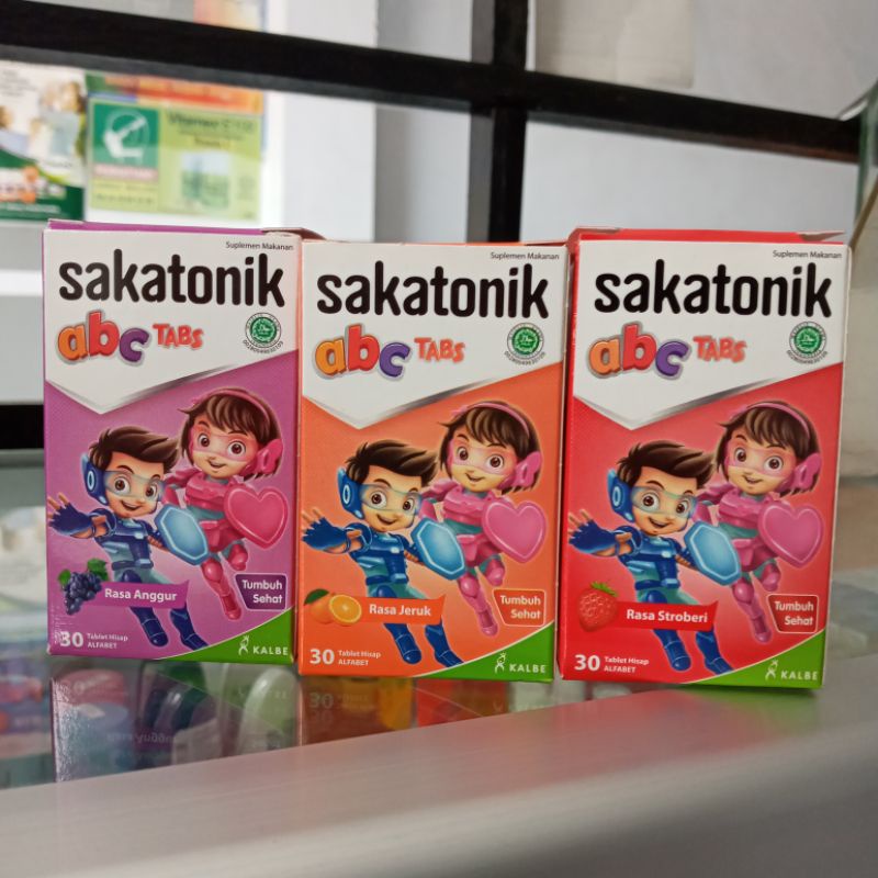 Jual SAKATONIK ABC 1 BOTOL ISI 30 TABLET KUNYAH | Shopee Indonesia