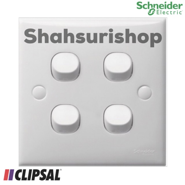 Jual SAKLAR QUAD ISI 4 SCHNEIDER CLIPSAL CLASSIC INBOW | Shopee Indonesia