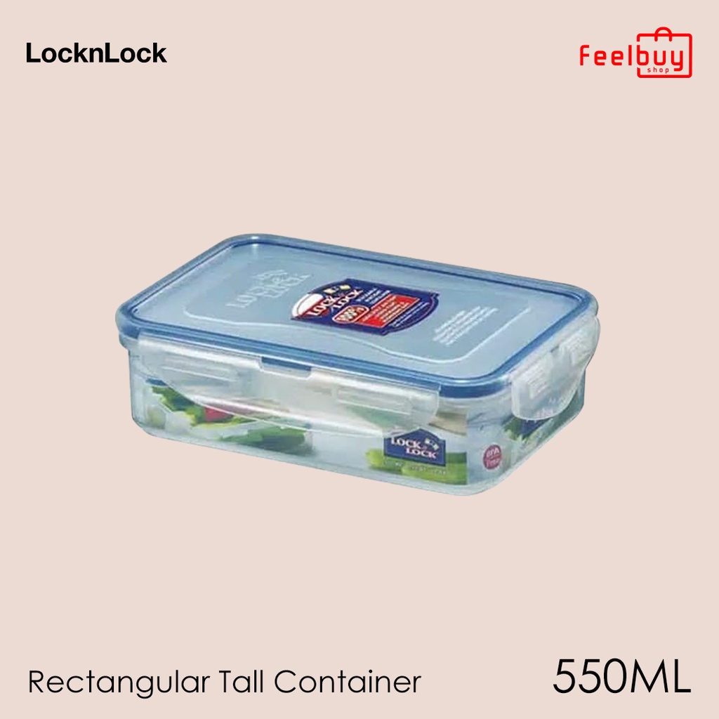 Jual LocknLock HPL815 Rectangular Tall Food Container [550 mL] | Shopee ...
