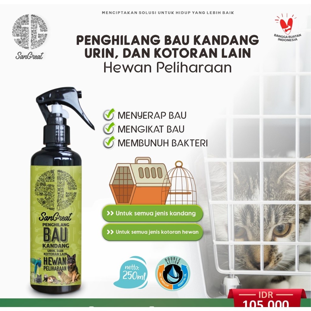 Jual Semprotan bau kucing parfum pewangi kotoran kucing semprotan ...