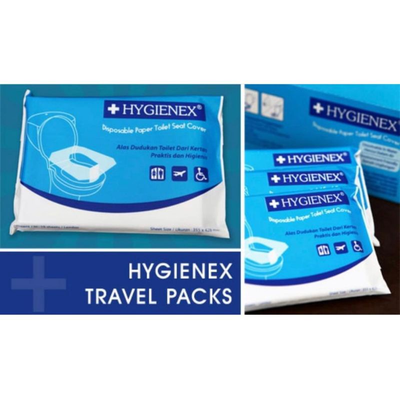 Jual [MMM] Isi 10 HYGIENEX Disposable Paper Toilet Seat Cover / Alas ...