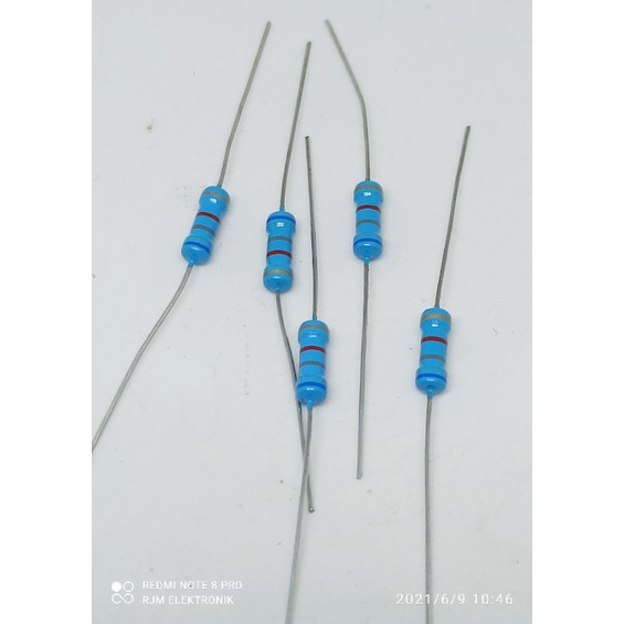 Jual resistor metal film 6k8 1/2w per 10 pcs | Shopee Indonesia