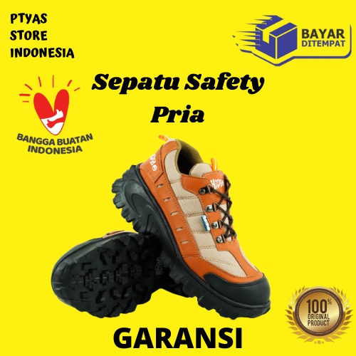 Jual Sepatu Safety Boots Low Sepatu Kerja K3 Lapangan Proyek Kontraktor ...
