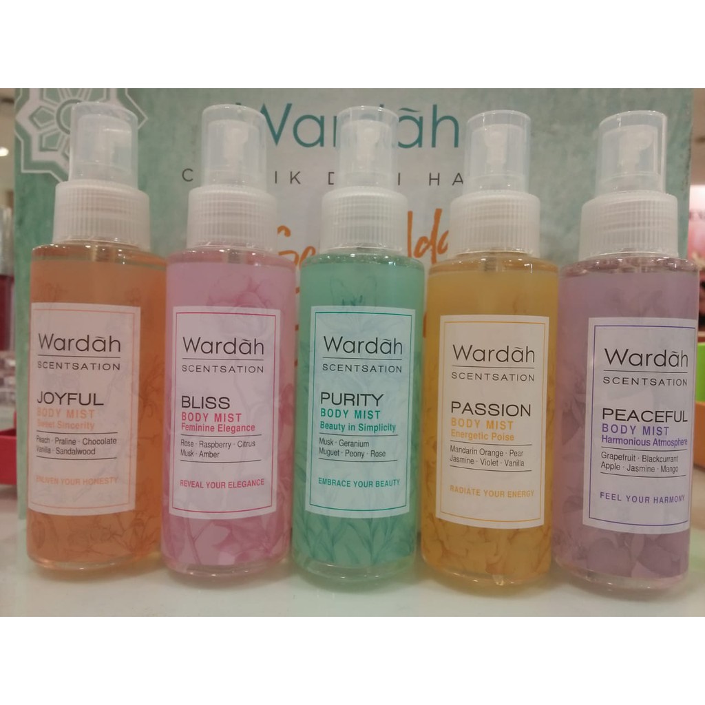 Jual Wardah Scentsation Body Mist 100 ml - Parfum Wanita Wangi Tahan ...
