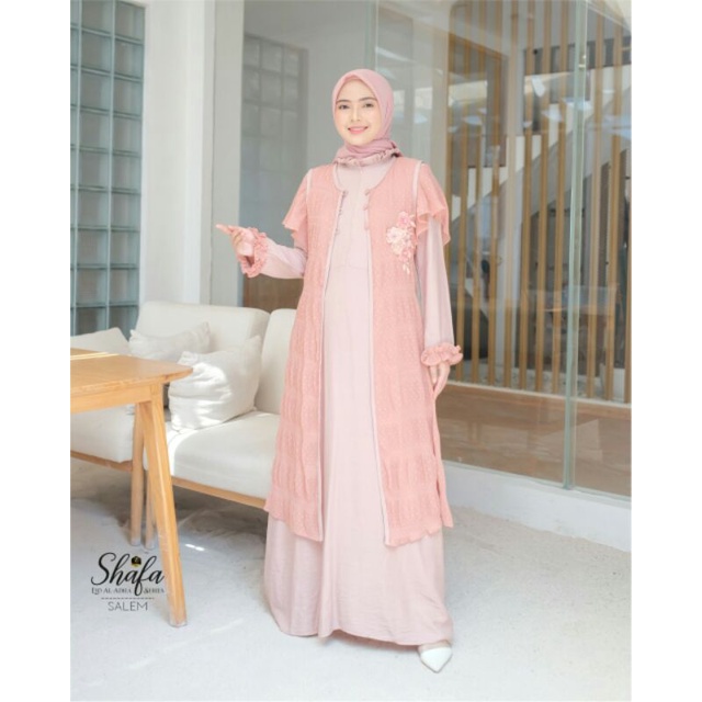 Jual SHAFA DRESS ZALIFA EID AL-ADHA SERIES | Shopee Indonesia