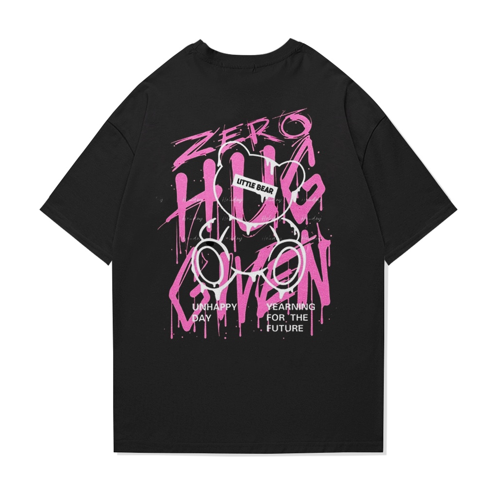 Jual RANDOME Oversize T-Shirt Zero Hug | Kaos Oversize Zero Hug Original | Shopee Indonesia