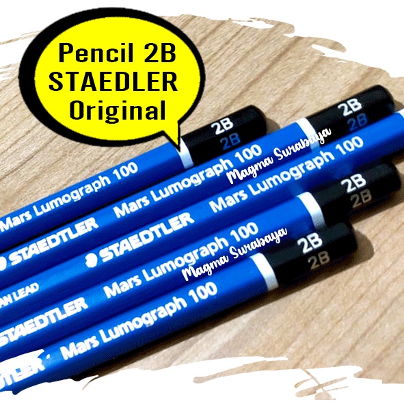 Jual Pensil 2b Staedtler Mars Lumograph Original Shopee Indonesia