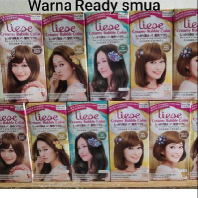 Jual CAT RAMBUT : LIESE CREAMY BUBBLE FOAM HAIR COLOR ( KAO JAPAN ...
