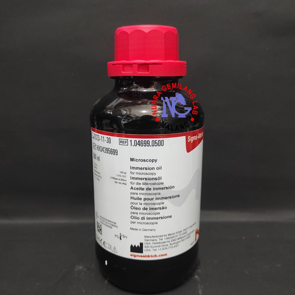 Jual Oil Emersi 100 ml Repacked Merck No Cat 1.04699.0500 | Shopee ...