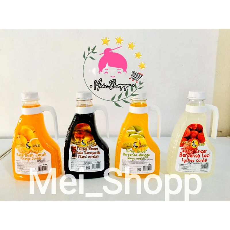 Jual 4 JENIS SYRUP BUAH MALAYSIA PER BOTOL 1 LITER | Shopee Indonesia