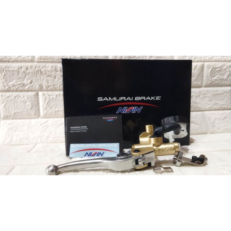 Jual master rem nissin samurai original 16mm universal semua motor tabung smoke big | Shopee ...