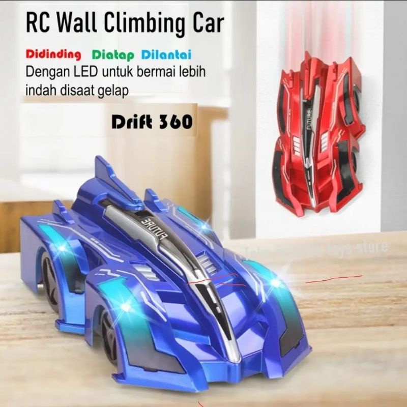 Jual MAINAN ANAK MOBIL REMOTE WALL CLIMBING BISA PANJAT DINDING 360⁰ ...