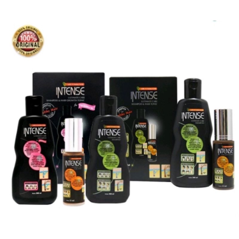 Jual Intense Ultimate Care Shampoo 200ml intense package intense ...