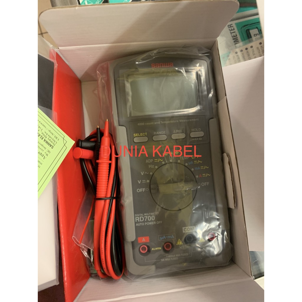 Jual Digital Multitester Multimeter Sanwa RD700 RD 700 Ori | Shopee ...