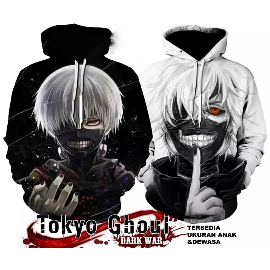 Jual Sweater hoodie anak cowok kaneki / Sweater Hoodie Anime Jepang ...