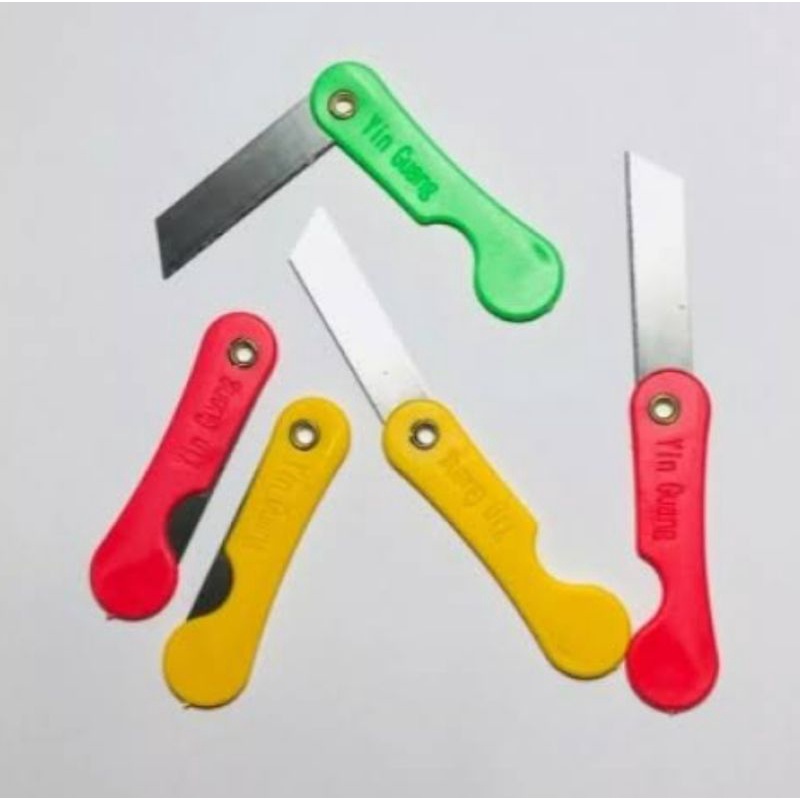 Jual kater mini/cutter kecil/karet mini/picau mini isi 1 lusin | Shopee ...