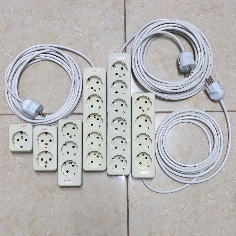 Jual Stop Kontak Uticon 1,2,3,4,5,6 Lubang / Kabel ETERNA 1-10 Meter / Steker Broco | Shopee ...