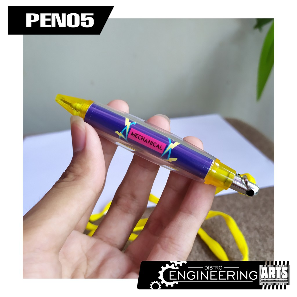 Jual Pulpen Kuning Kalung Sticker Mechanical engineer / PEN05 | Shopee Indonesia