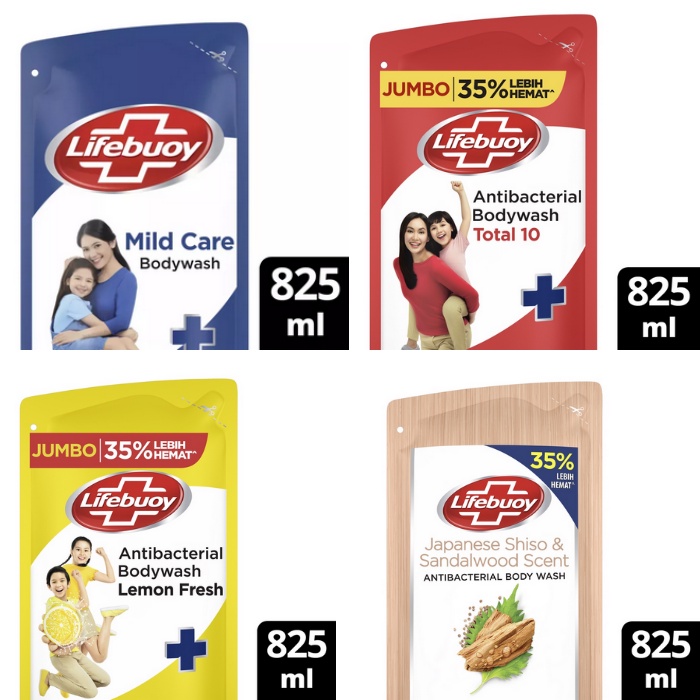 Jual LIFEBUOY Body Wash Refill 800ml/825ml | Shopee Indonesia