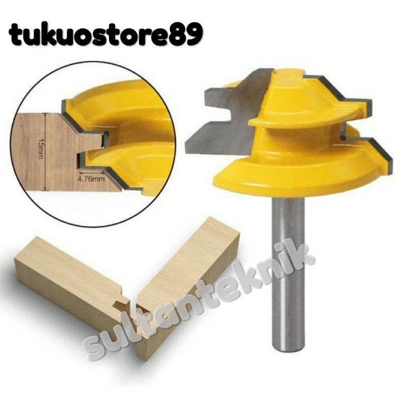 Jual mata profil Mitter Lock AS 8mm / mata profil jointer / mata profil ...