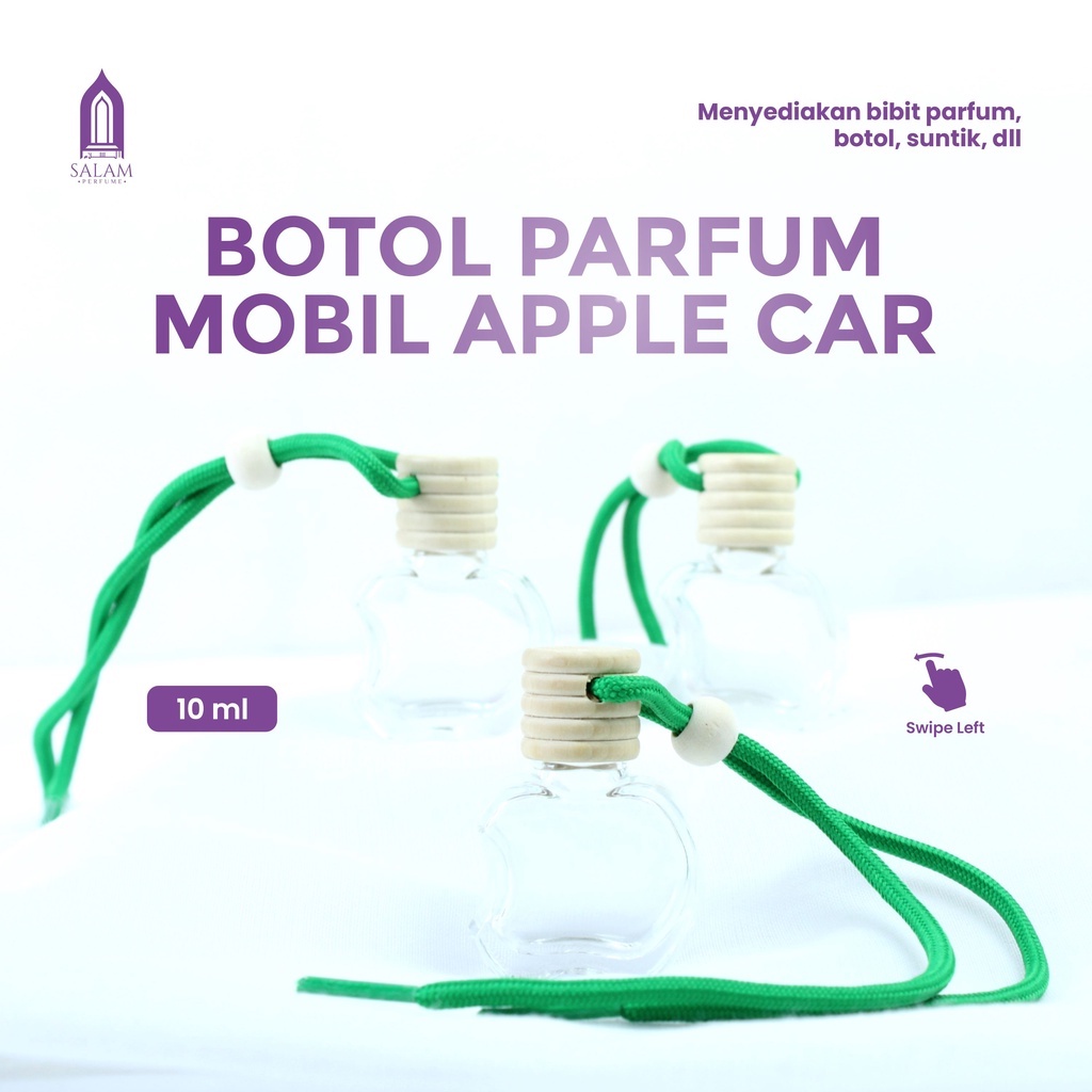 Jual Botol Parfum Mobil Apple Car/ Apel Car ukuran 10ML Harga Per pcs ...