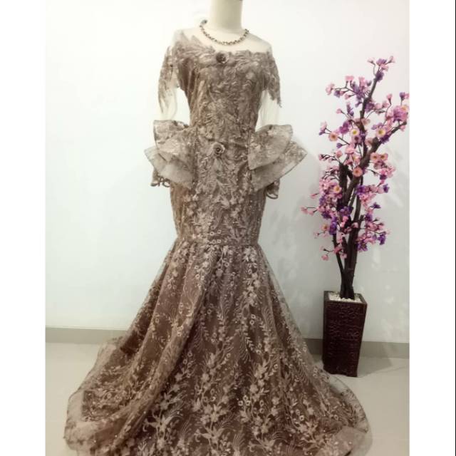 Jual RNDGaun mermaid/gaun penyanyi murah/baju panggung | Shopee Indonesia