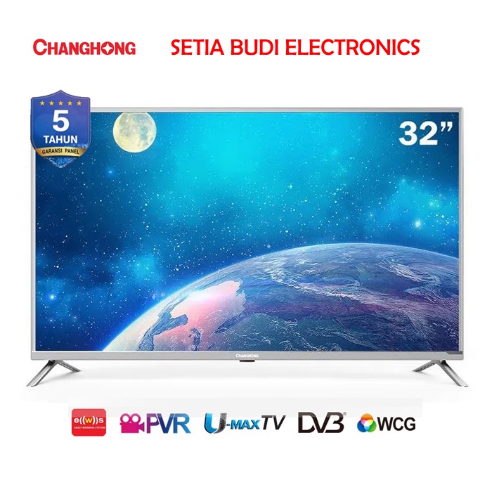 Jual TV LED 32" 32INCH - Changhong L32H1 USB Movie DVB-T2 32H1 / L32G5 Digital TV | Shopee Indonesia
