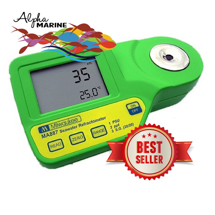 Jual Milwaukee MA887 Digital Saltwater Refractometer | Shopee Indonesia